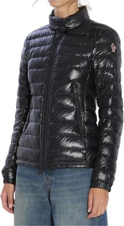 Moncler Femme, Vestes, Noir, Taille: 42 FR Packable Nylon Down Jacket