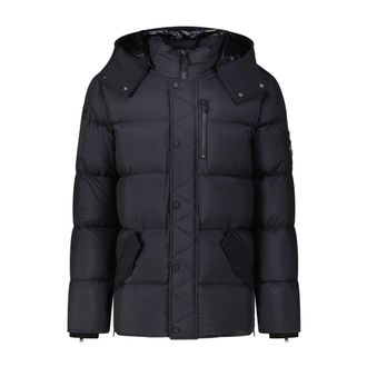 Moose Knuckles Homme, Vestes, Noir, Taille: S Doudoune Matelassée avec Duvet