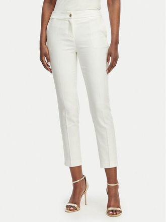 Morgan Stoffhose 222-PLIME.F Wei&szlig; Regular Fit
