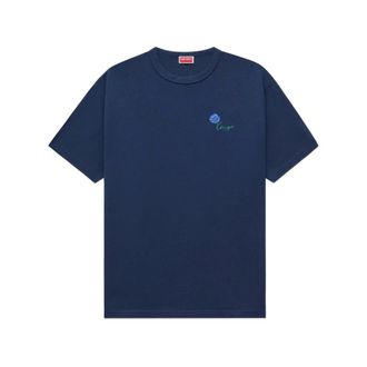 Kenzo Tulip T-Shirt - - Tops - Herren - Blau - XL