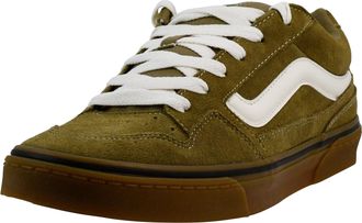 Vans Caldrone Herren Sneaker, Suede Gum Olive, 42.5 EU