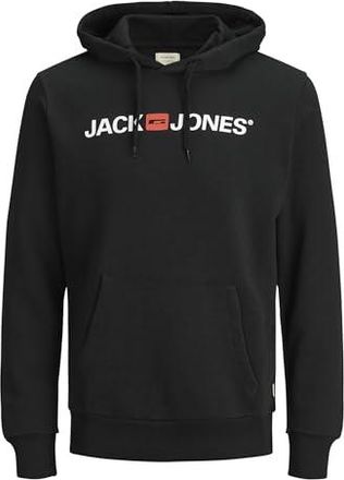 Jack & Jones Jjecorp Logo Sweat Hood Noos, Sweat-Shirt &Agrave; Capuche Homme, Noir (Black Detail:Reg Fit), XX-Large