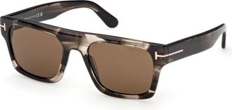 Tom Ford unisex, Accessoires, Brun, Taille: 53 MM Cyrus-02 Lunettes de soleil