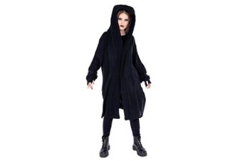 EMP Strickjacke Axel Cardigan Punk Gothic Goth Grunge Distressed