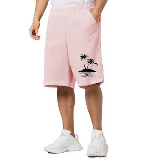 Generic Short De Bain Long Homme Grande Taille Bermuda Basket Velour Athl&eacute;tisme Escalade Toile Nylon Habille 80 Propre Hawa&iuml;en Islam Quart Ceremonie Bas Color