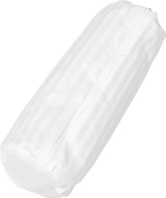 Valiclud Runder Kissenbezug Aus Atmungsaktivem Material Nackenstützkissenbezug Mit Verdecktem Reißverschluss 15 x 50cm Seidig Weiche Textur Für Zuhause Sofa Un