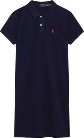 Polo Ralph Lauren Femme, Robes, Bleu, Taille: 40 FR Polo Robe d&eacute;contract&eacute;e &agrave; manches courtes