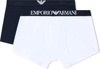 Emporio Armani Homme, Sous-v&ecirc;tements, Multicolore, Taille: XL Lot de deux boxers Endurance Logo Emporio Armani