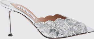 Aquazzura Sandalen Mit Absatz Damen Farbe Silber