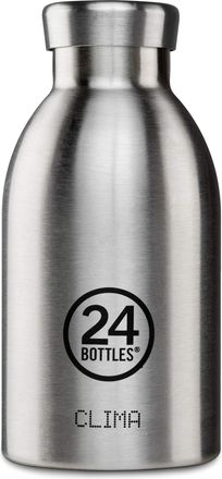24 Bottles Clima - Trinkflasche 330 ml, Thermosflasche 24h Cold und 12h Hot, Wasserflasche 100% Versiegeltem Deckel, Umweltfreundliche Trinkflasche Edelstahl, Tr