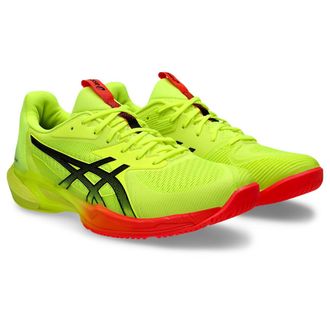 Asics Herren Solution Speed Ff 3 Clay Sneaker, Safety Yellow Black, 43.5 EU