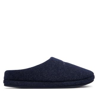 Tommy Hilfiger Hausschuhe Tommy Hilfiger Felt House Shoe FM0FM06017 Dunkelblau