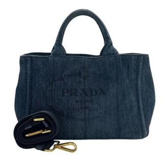 Prada Pre-owned Vintage Denim Tote Bag - - Pre-owned - Damen - Blau - ONE SIZE