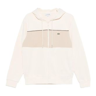 Lacoste Colorblock Zipped Hoodie - - Sweatshirts & Hoodies - Herren - Beige - M