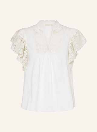 Ulla Johnson Ulla Johnson Blusentop Jolie Mit Spitze weiss