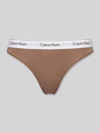 Calvin Klein Underwear String aus Baumwoll-Modal-Mix