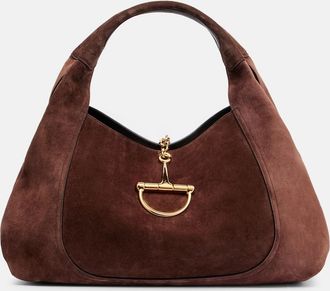 Gucci Schultertasche Gucci Softbit Maxi aus Veloursleder