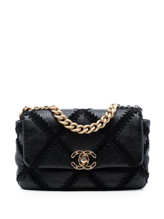 Chanel sac &agrave; main 19 Flap m&eacute;dium (2020) - Noir