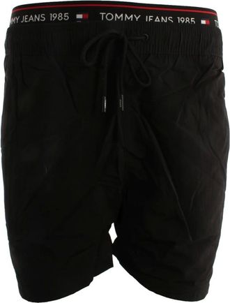 Tommy Hilfiger Homme, Maillots de bain, Noir, Taille: XL Medium Drawstring Swim Shorts