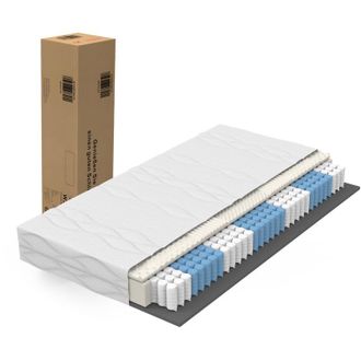 Liberte Matelas 180x200 Ressorts Ensach&eacute;s 7 Zones H3 20 cm OEKO-TEX Soutien Ergonomique
