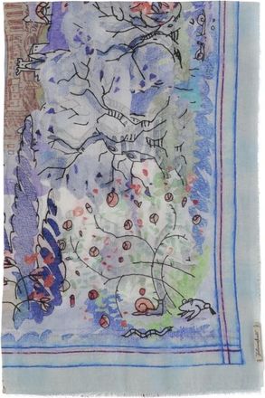 Faliero Sarti Femme, Accessoires, Multicolore, Taille: ONE Size Florence Map Scarf