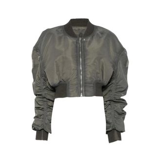 Rick Owens Micro Secchia Bomber Jacket - Femme - Vestes - Gris - Taille: 40 FR