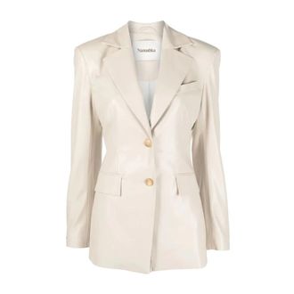 Nanushka Hathi Jacken - Stilvolle Oberbekleidung f&uuml;r alle Jahreszeiten - - Jackets - Damen - Beige - M