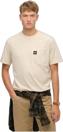 Superdry Homme, Tops, Beige, Taille: S T-Chemises