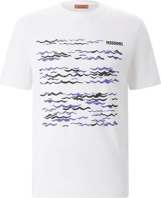 Missoni Homme, Tops, Blanc, Taille: S T-Chemises