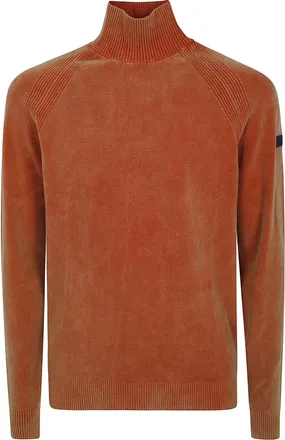 Roberto Ricci Design Turtleneck Sweater Velvet Techno Wash Knit