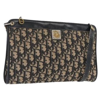 Dior Sac bandouli&egrave;re en toile Trotter Pre-owned - Femme - Pre-owned - Multicolore - Taille: ONE Size