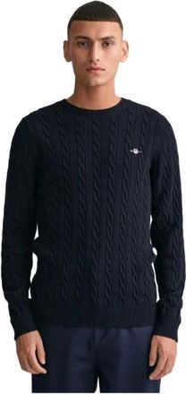GANT Homme, Pulls, Bleu, Taille: XL Pull en maille &agrave; col rond