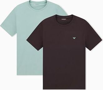 Emporio Armani Endurance 2-Pack T-Shirt, Marron, XXL Homme