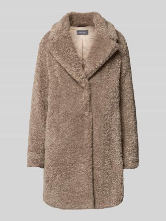 White Label Relaxe Fit Mantel aus Kunstfell mit Reverskragen