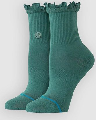 Stance Ruffle Icon Quarter Chaussettes vert