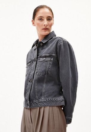 Armedangels Jeansjacke TAANA Jeansjacke aus recycelter Baumwolle Oversized Fit