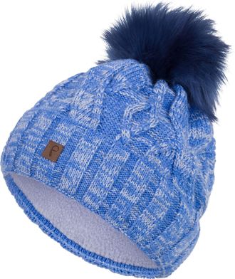 Faera Winterm&uuml;tze M&uuml;ttze Damen warm gef&uuml;ttert mit Bommel M&auml;dchen Bommelm&uuml;tze Fleecefutter Winter Strickm&uuml;tze Beanie Herren 33, Farbe:Hellblau