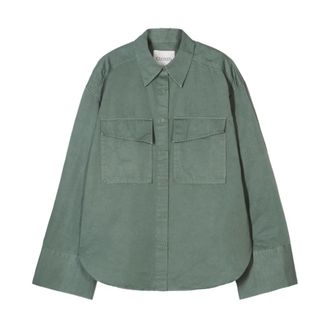 Closed Fern Green Flap Pocket Shirt - - Blouses & Shirts - Damen - Gr&uuml;n - XS