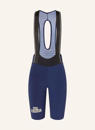Cafe du Cycliste Caf&eacute; Du Cycliste Radhose Victoire Mit Tr&auml;gern Und Gepolstertem Einsatz blau