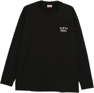 Kenzo Homme, Sweatshirts et sweats &agrave; capuche, Noir, Taille: L T-shirt &agrave; manches longues Boke Heart Relax