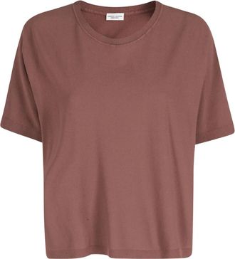 Roberto Collina Femme, Tops, Brun, Taille: 40 FR T-Shirt Over