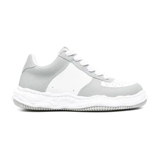 Miharayasuhiro Mihara Yasuhiro, Homme, Chaussures, Gris, Taille: 39 EU Wayne LOW Original Sole Basket Baskets Basses EN Cuir Gris/Blanc