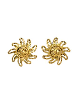 Chanel boucles doreilles Sun 1994