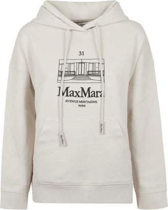 Max Mara Femme, Sweatshirts et sweats &agrave; capuche, Beige, Taille: 40 FR S Max Mara Sweaters