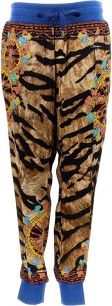 Dolce & Gabbana Homme, Pantalons, Brun, Taille: M Animal Print Sport Trouser