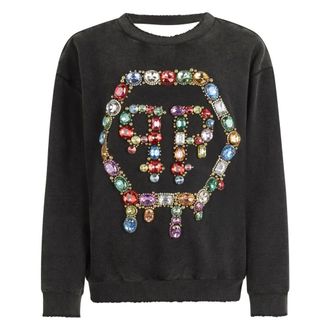Philipp Plein Damen, Sweatshirts & Hoodies, Schwarzk, XSGr&ouml;&szlig;e