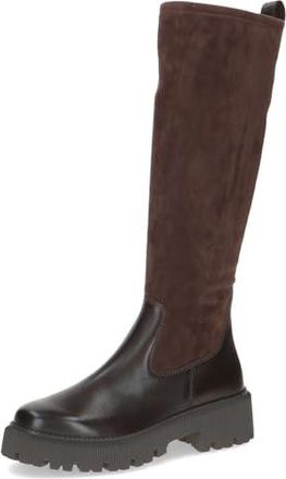 Caprice Femme Damen 9-26509-43 Botte Tendance, Marron foncé, 41 EU
