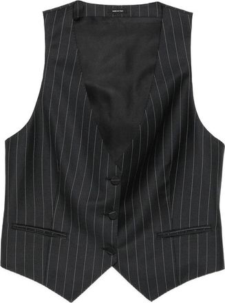 Tom Ford Manteau En Cuir - Noir