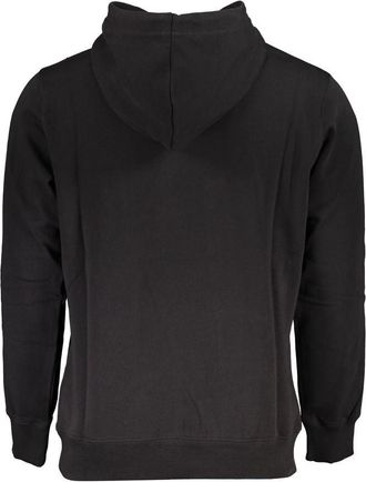 Calvin Klein Logo-Printed Cotton Hoodie - Black