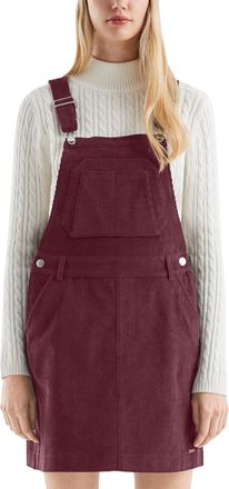 QS by s.Oliver Mini-Latzkleid aus Cord